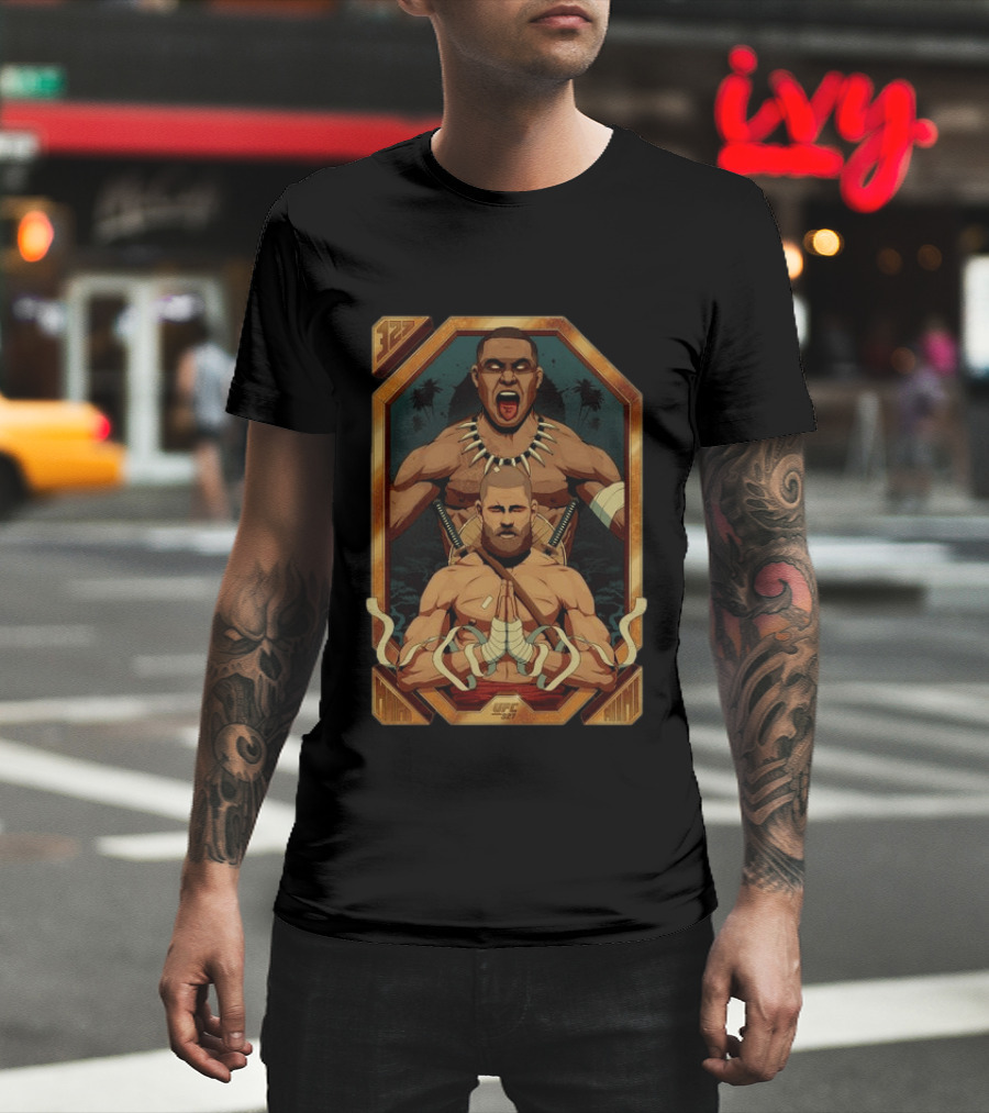UFC 327 Miami Prochazka Vs Ulberg Artist Series 2026 Vintage Fight T-Shirt
