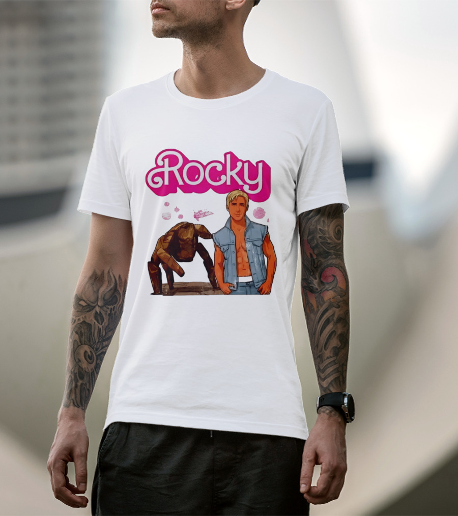 Rocky Project Hail Mary Barbie Mashup Ken Fashion T-Shirt