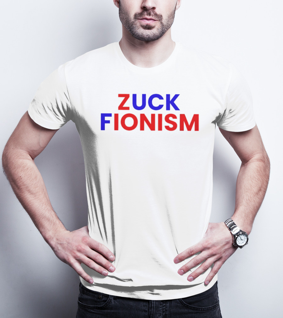 F*** Zuck Fionism Blue Red T-Shirt