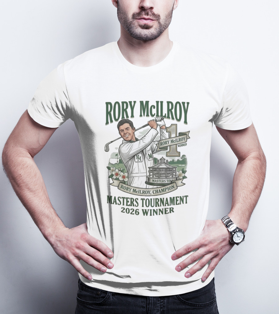 Rory McIlroy 2026 Masters Tournament Winner Champion T-Shirt