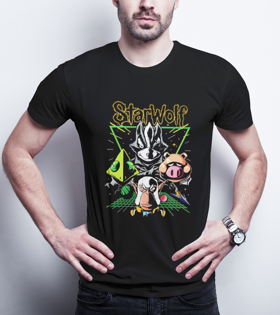 StarWolf Character Collection Wolf And Fox T-Shirt