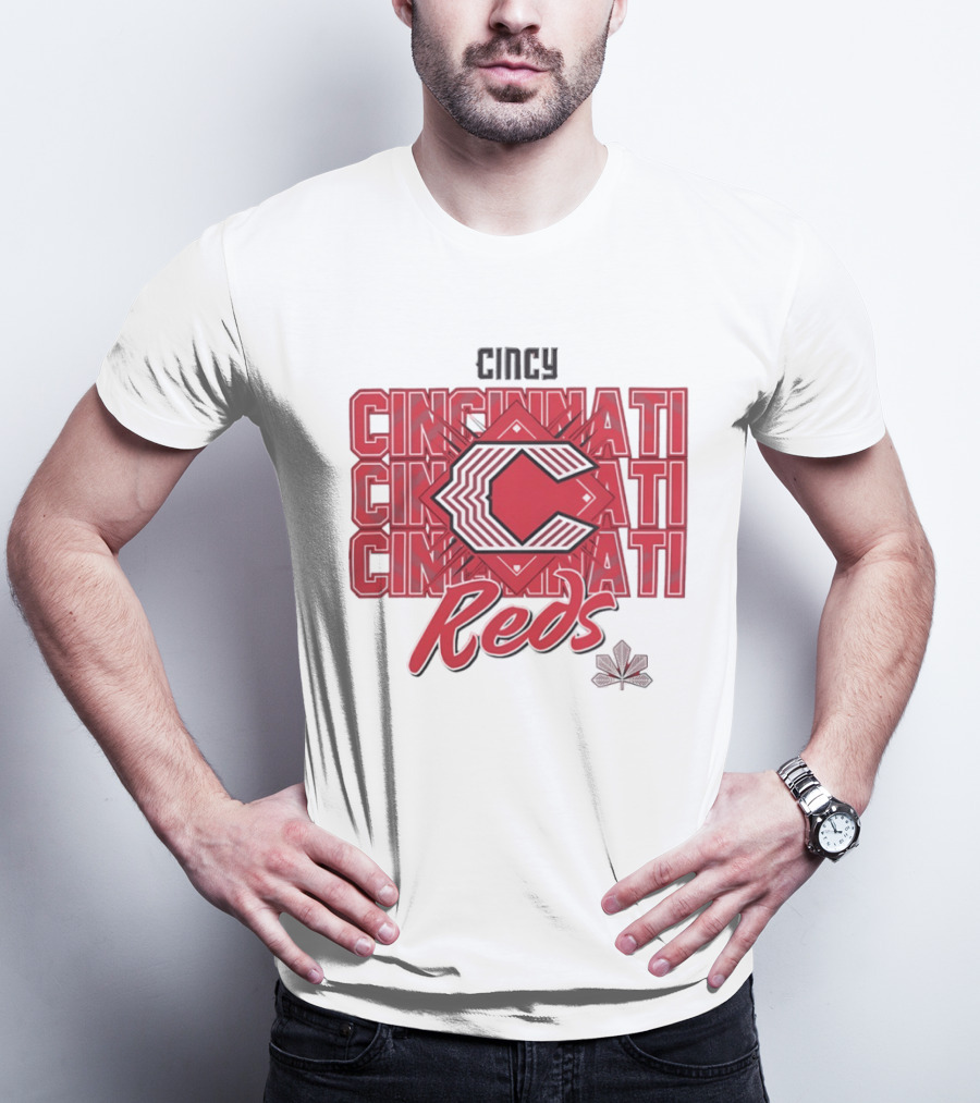 Cincinnati Reds Cincy 2026 City Connect Modern Layered T-Shirt