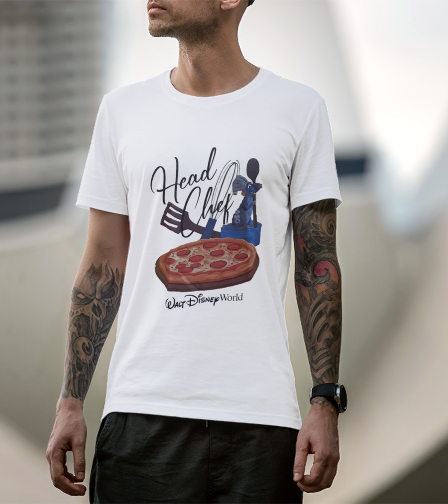 Head Chef Ratatouille Pizza Walt Disney World T-Shirt