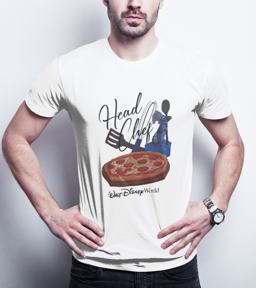 Head Chef Ratatouille Pizza Walt Disney World T-Shirt