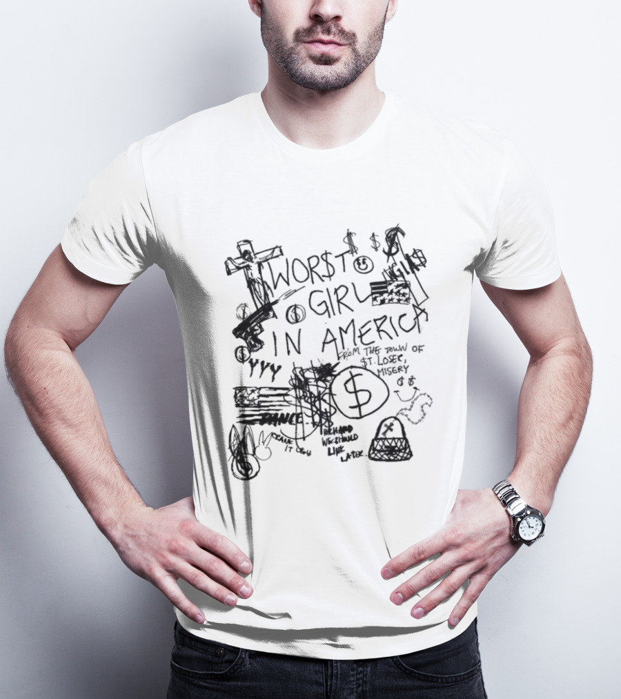 Sharpie 2026 Worst Girl In America Sketch T-Shirt