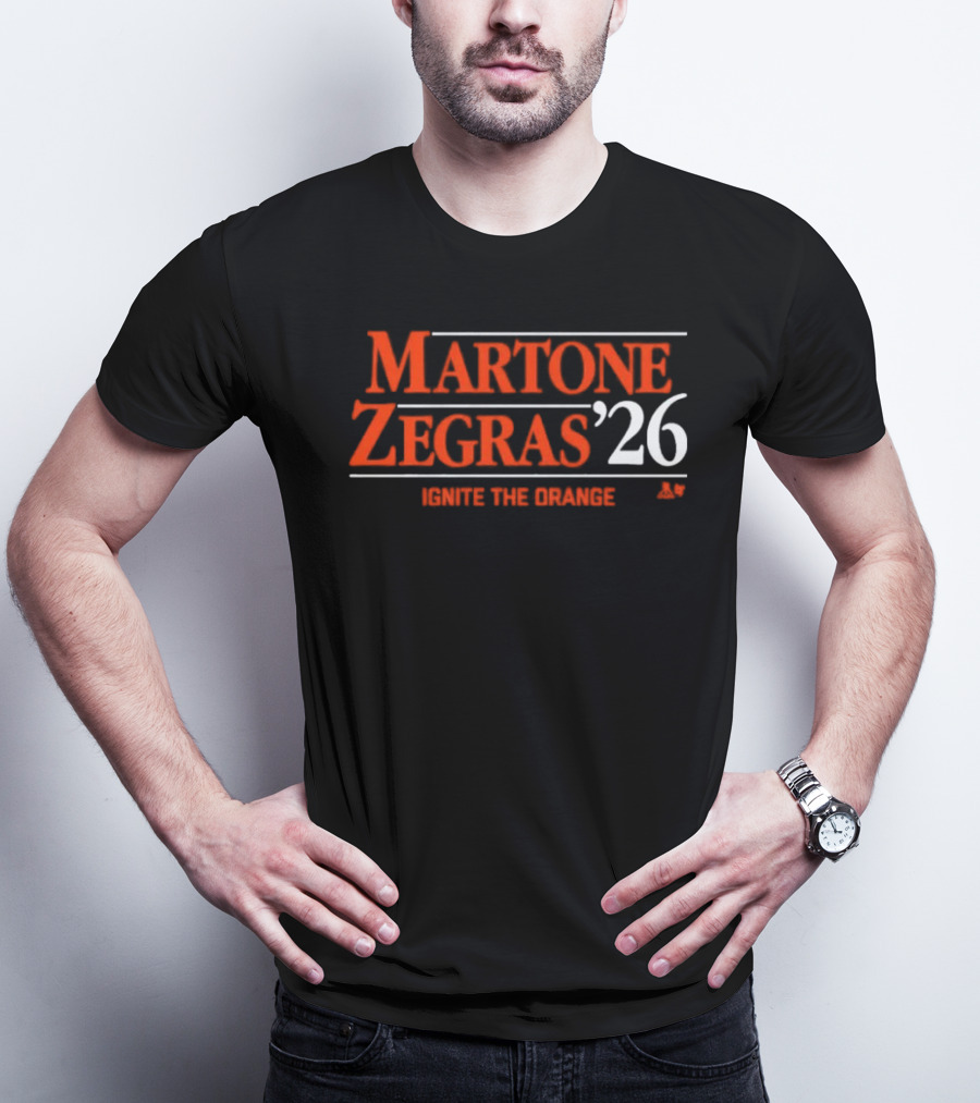 Martone Zegras '26 Make The Change Red T-Shirt