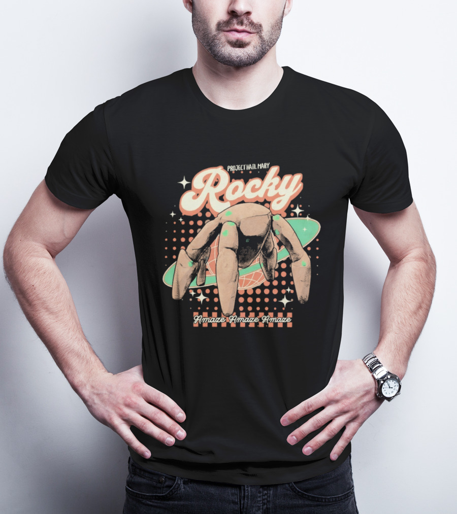 Project Hail Mary Rocky Alien Amaze Amaze Amaze Vintage Style Spacecraft T-Shirt