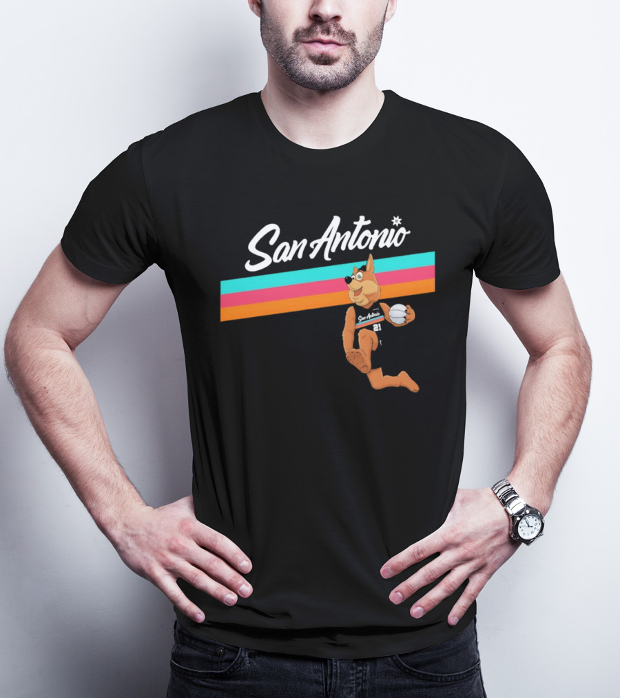 San Antonio Spurs Coyote NBA Basketball 2026 T-Shirt