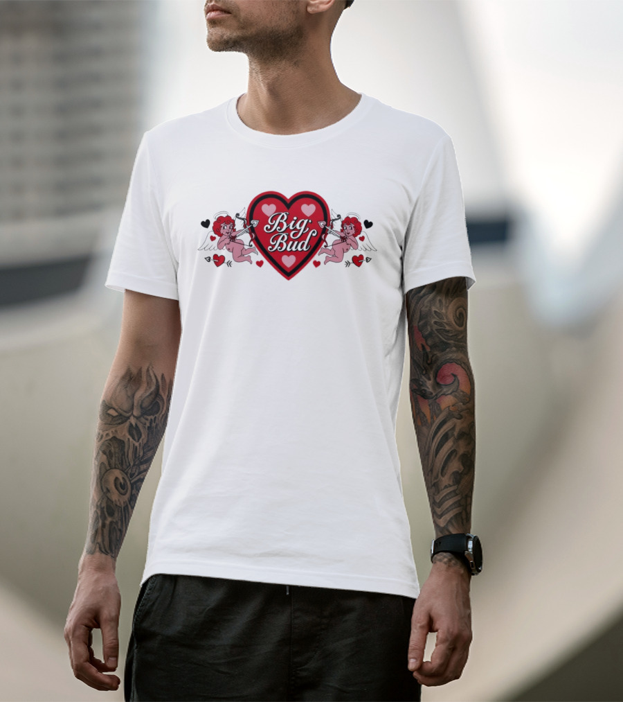 Big Bud Cupid Heart Love T-Shirt