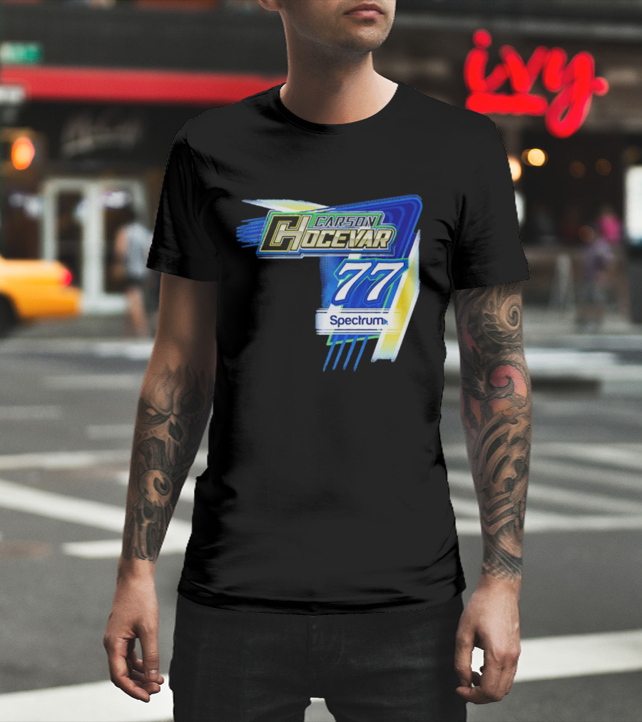 Carson Hocevar #77 Spectrum Racing Nascar T-Shirt