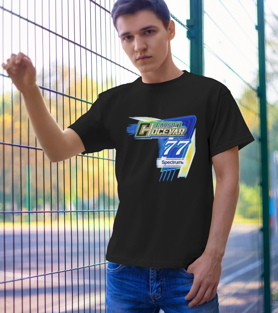 Carson Hocevar #77 Spectrum Racing Nascar T-Shirt