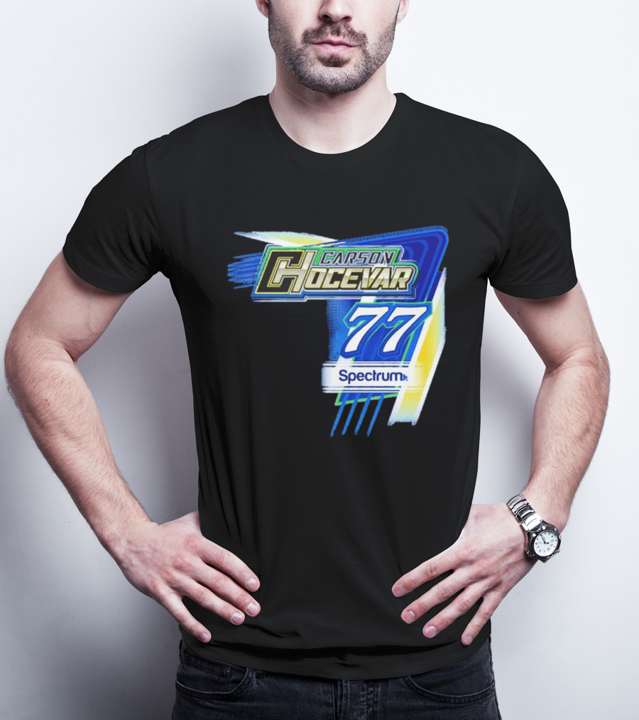 Carson Hocevar #77 Spectrum Racing Nascar T-Shirt