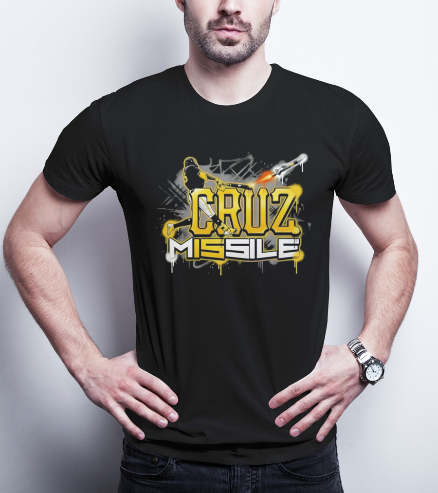 Cruz M15sile O'Neil Cruz Pittsburgh Pirates Baseball Graffiti T-Shirt