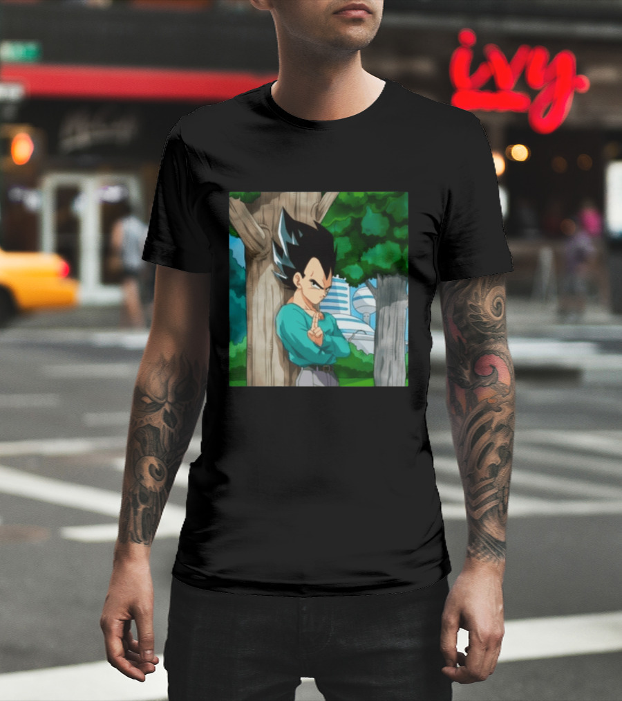 Dragon Ball Z Vegeta Farewell Scene Anime T-Shirt