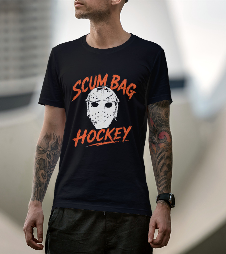 Scum Bag Hockey Jason Voorhees Mask Horror T-Shirt