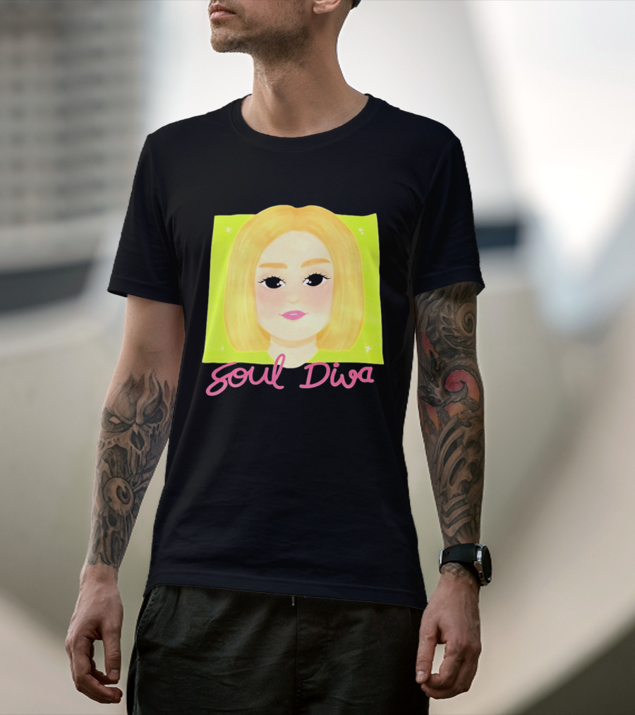 Soul Diva Blonde Cartoon T-Shirt