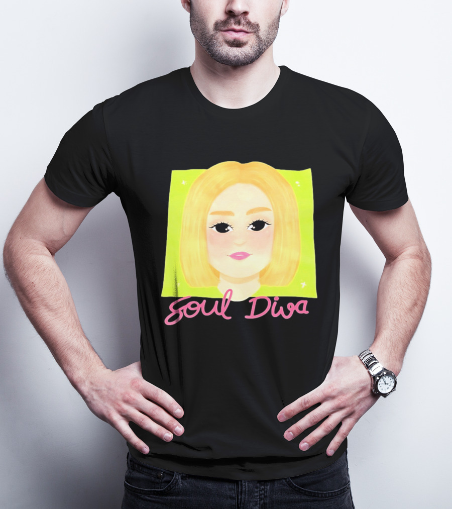 Soul Diva Blonde Cartoon T-Shirt
