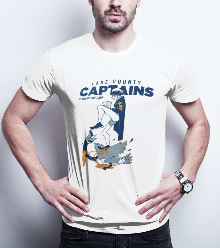 2026 Lake County Captains Vs Beloit Sky Carp Baseball Event T-Shirt