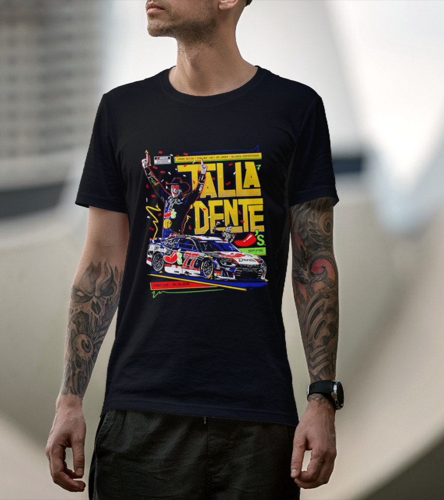 Carson Hocevar Talladega Superspeedway Victory Celebration $77 Jack Link's NASCAR Cup Series T-Shirt