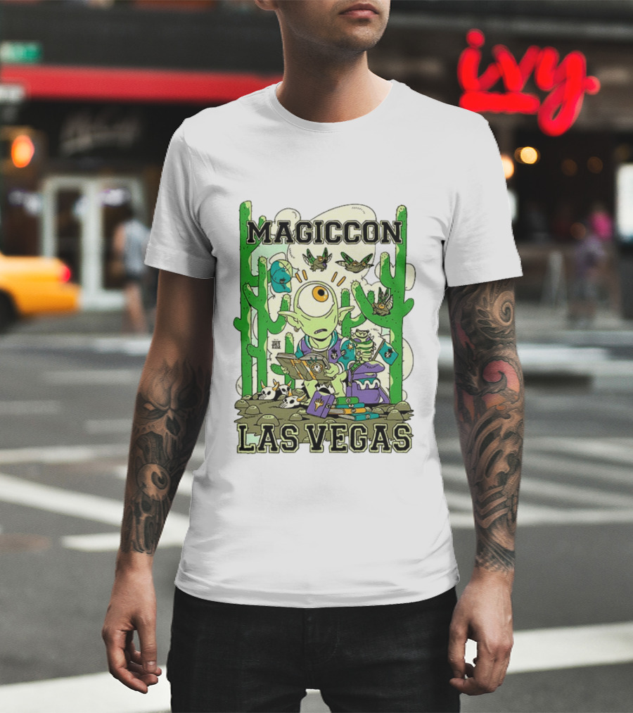 Magiccon Las Vegas One Eyed Alien Cactus Adventure T-Shirt