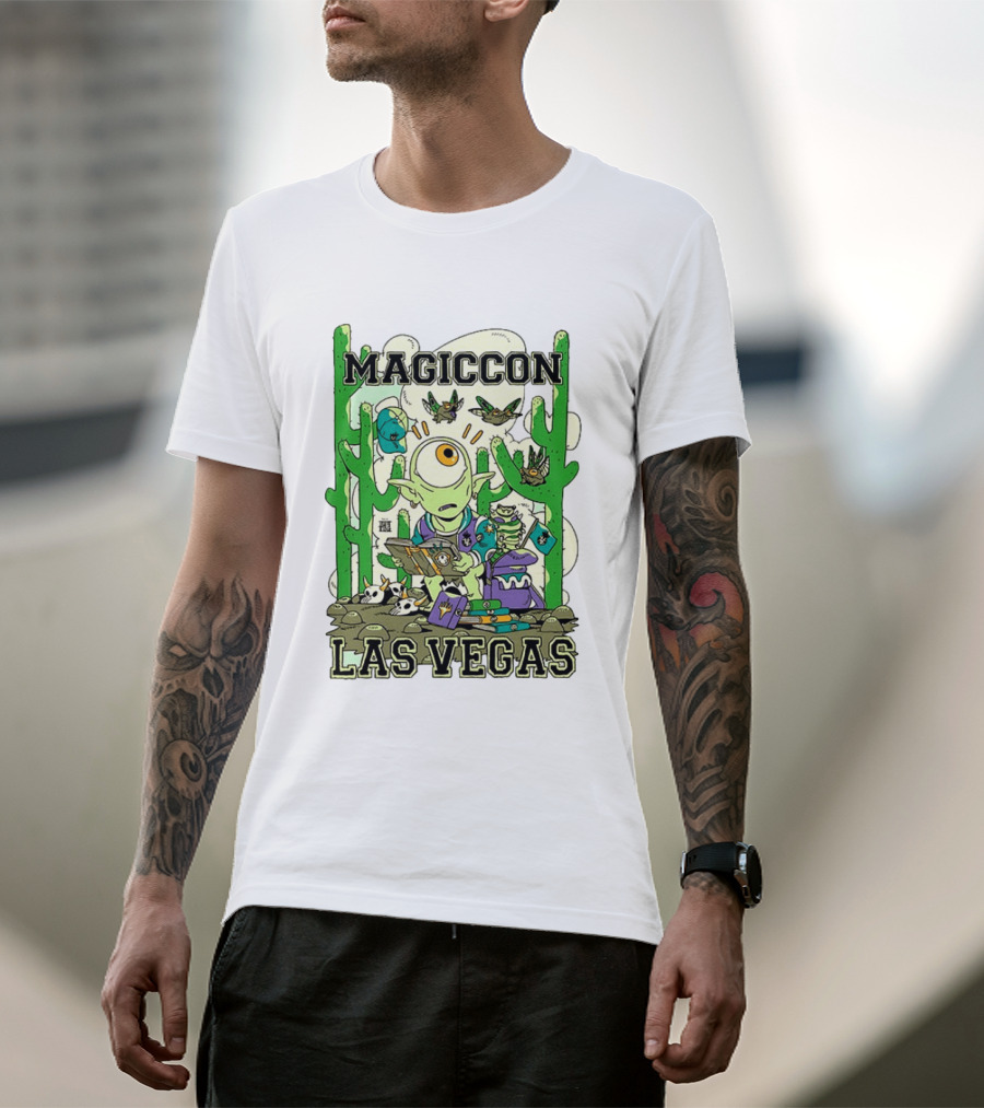Magiccon Las Vegas One Eyed Alien Cactus Adventure T-Shirt