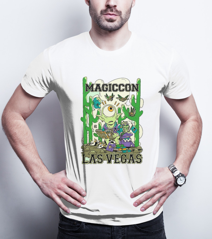 Magiccon Las Vegas One Eyed Alien Cactus Adventure T-Shirt