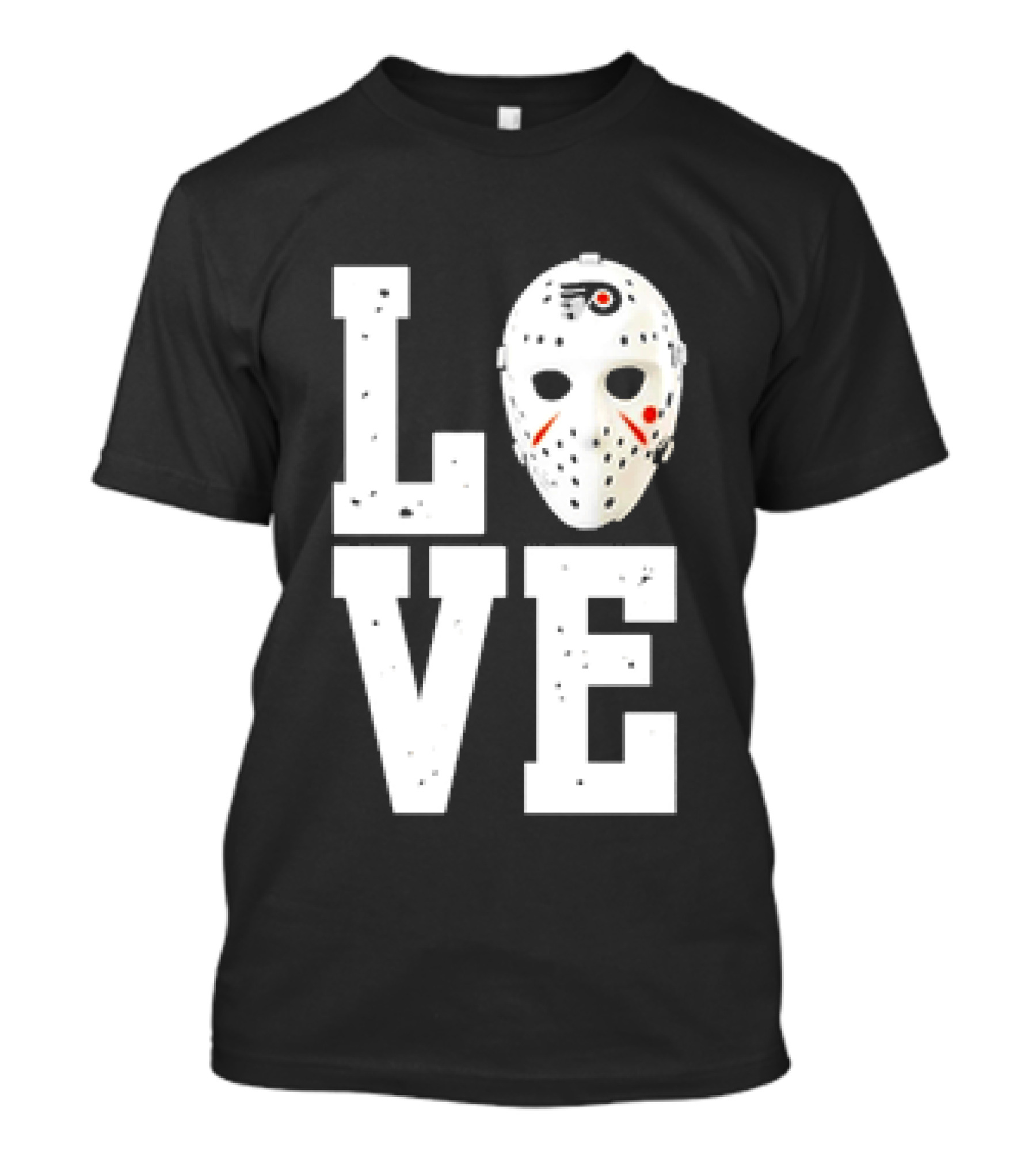 Philadelphia Flyers Love Hockey Goalie Mask T-Shirt