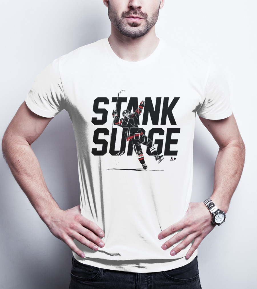 Carolina Hurricanes Logan Stankoven Stank Surge Momentum T-Shirt