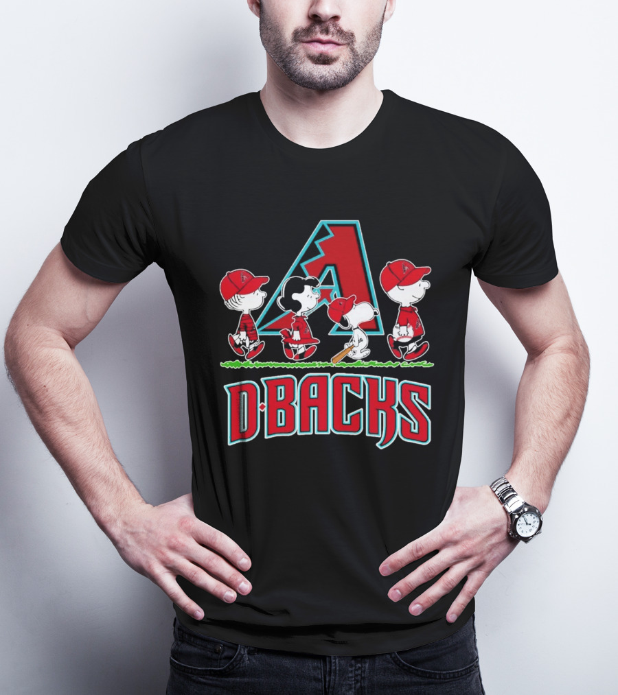 Arizona Diamondbacks Peanuts Abbey Road D Backs 2026 T-Shirt