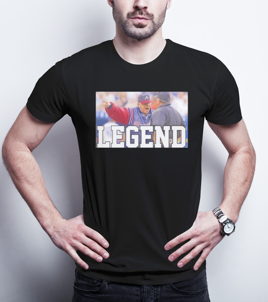 Legend Bobby Cox Umpire Dispute Atlanta Braves T-Shirt