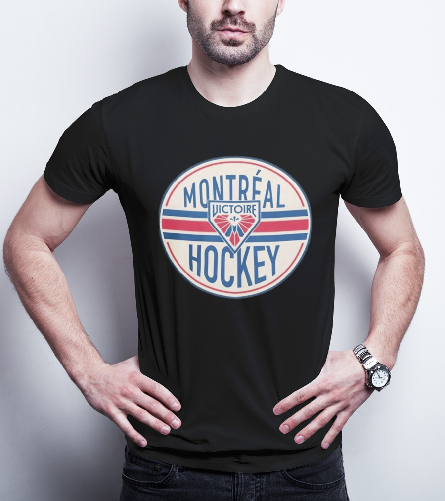 PWHL Shops Montreal Victoire Hockey Stadium Essentials Seal T-Shirt