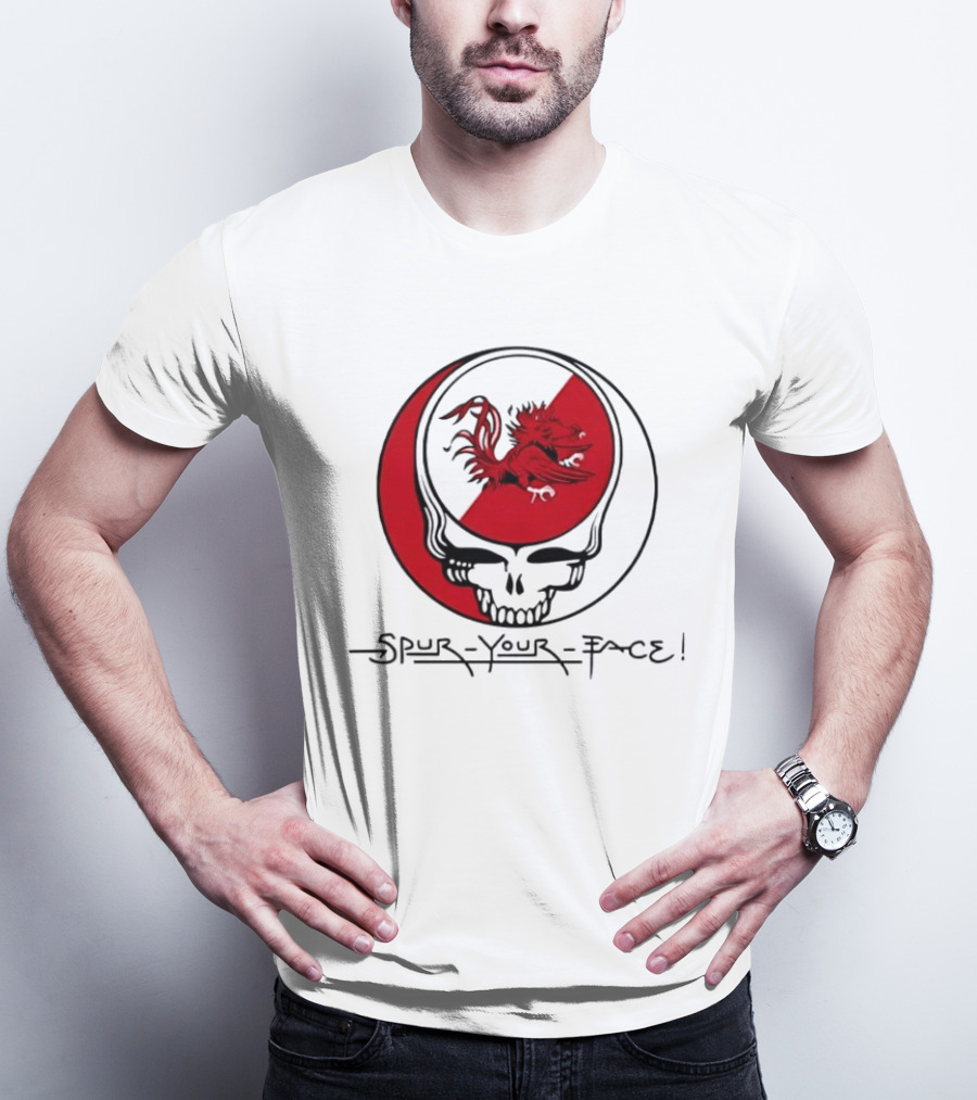 South Carolina Gamecocks Grateful Dead Spur Your Face T-Shirt