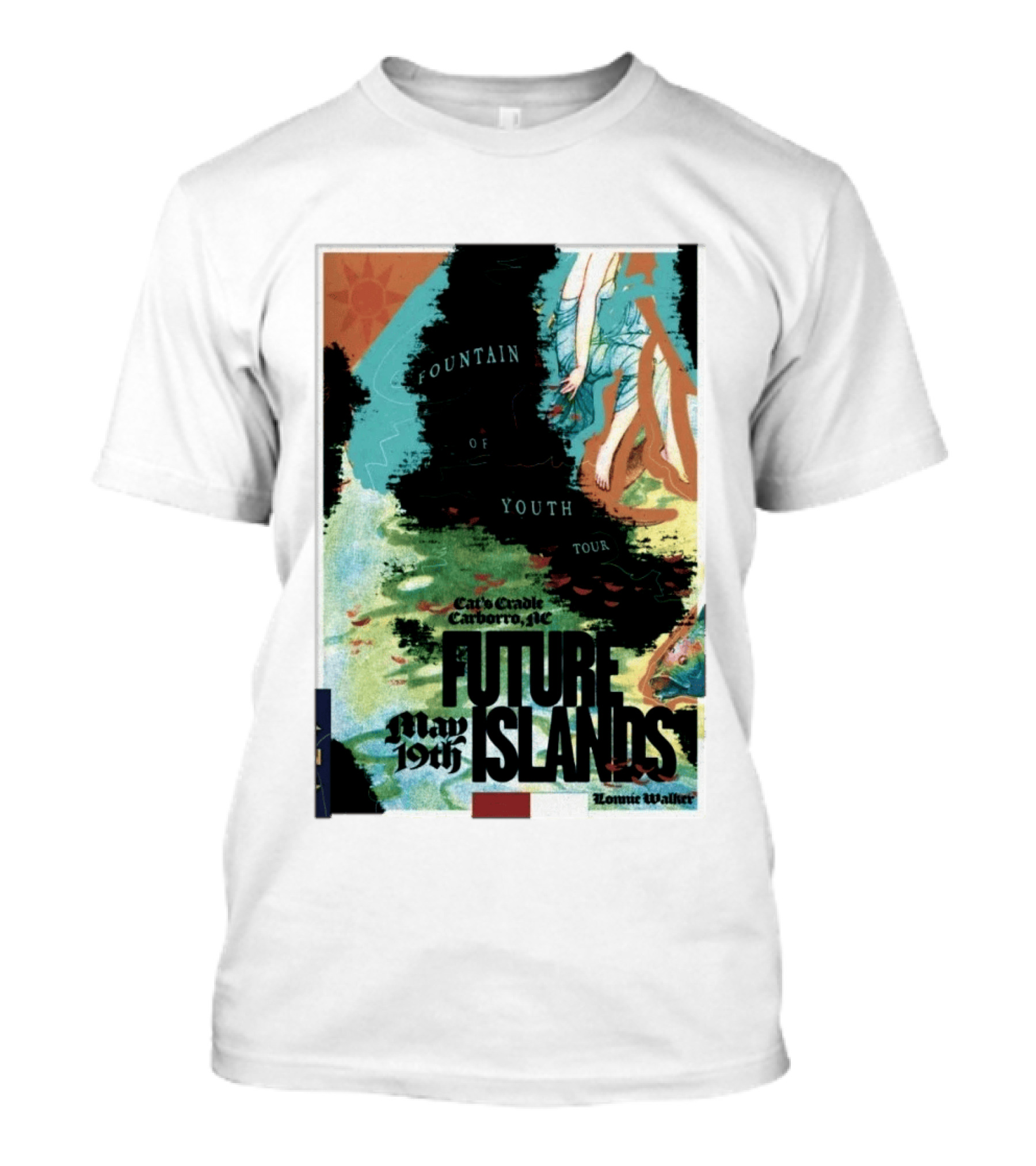May 19 2026 Future Islands At Cat's Cradle Carrboro NC Fountain Of Youth Tour T-Shirt