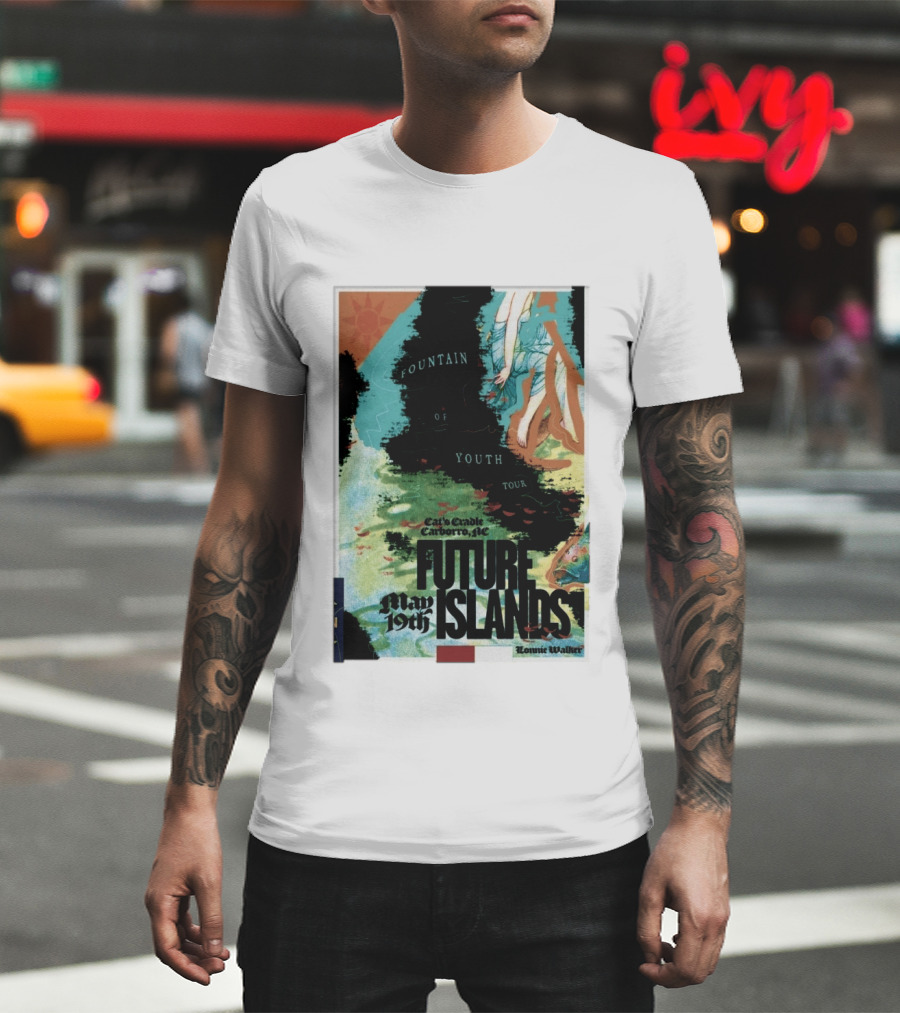 May 19 2026 Future Islands At Cat's Cradle Carrboro NC Fountain Of Youth Tour T-Shirt