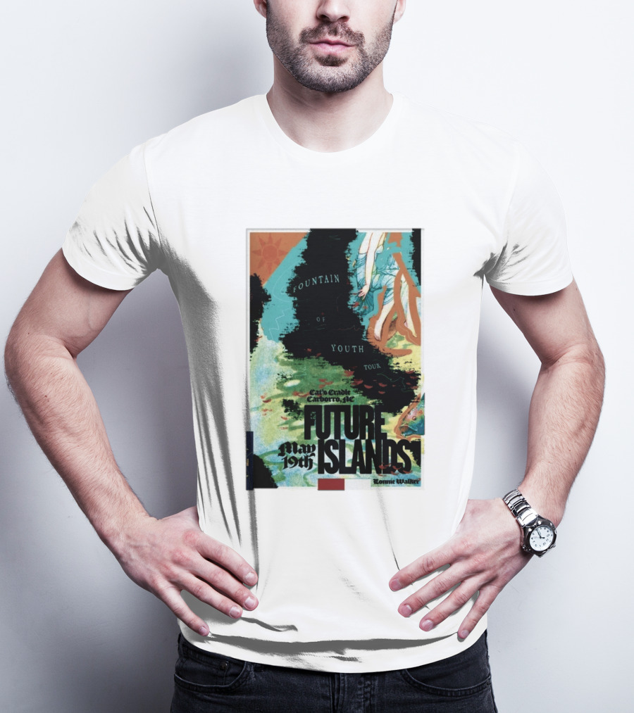 May 19 2026 Future Islands At Cat's Cradle Carrboro NC Fountain Of Youth Tour T-Shirt