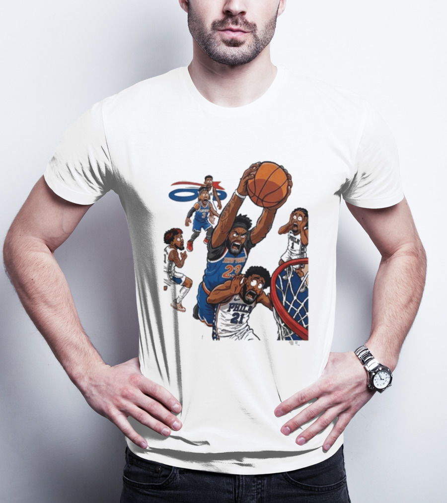 Josh Hart Monster Dunk New York Knicks Basketball Player Epic Slam T-Shirt