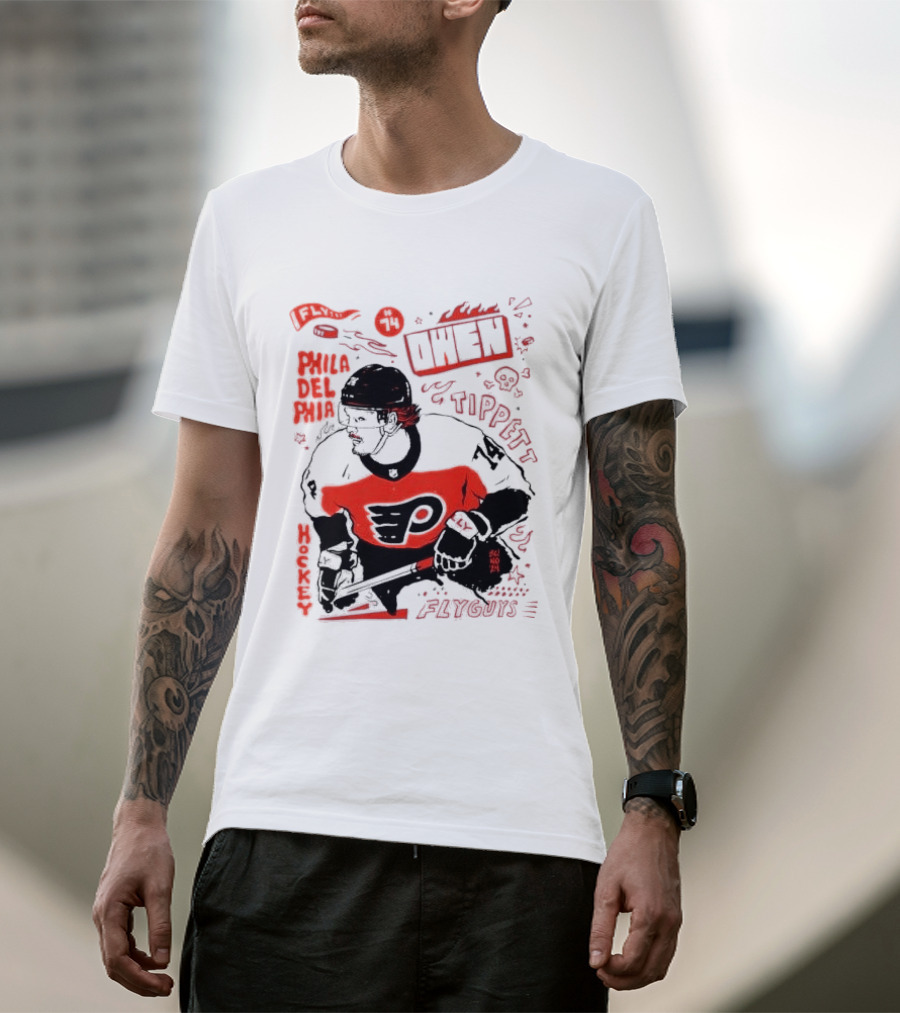 Flyguys Owen Tippett Philadelphia Flyers T-Shirt