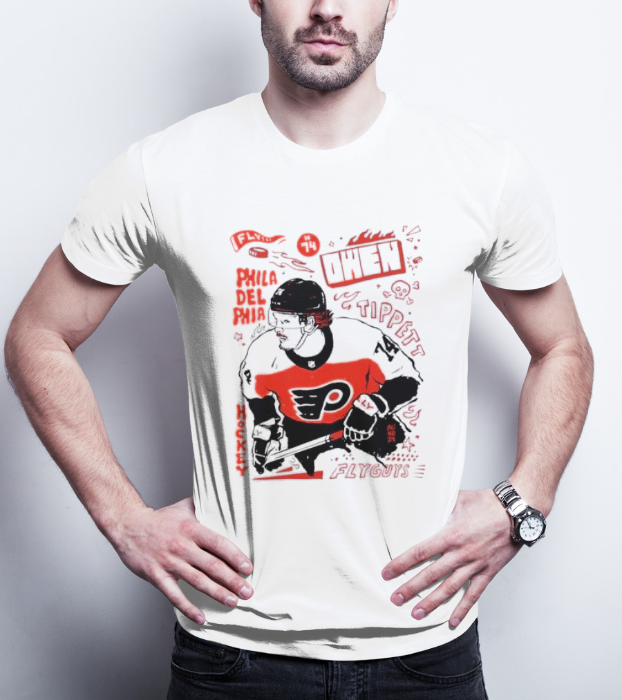 Flyguys Owen Tippett Philadelphia Flyers T-Shirt