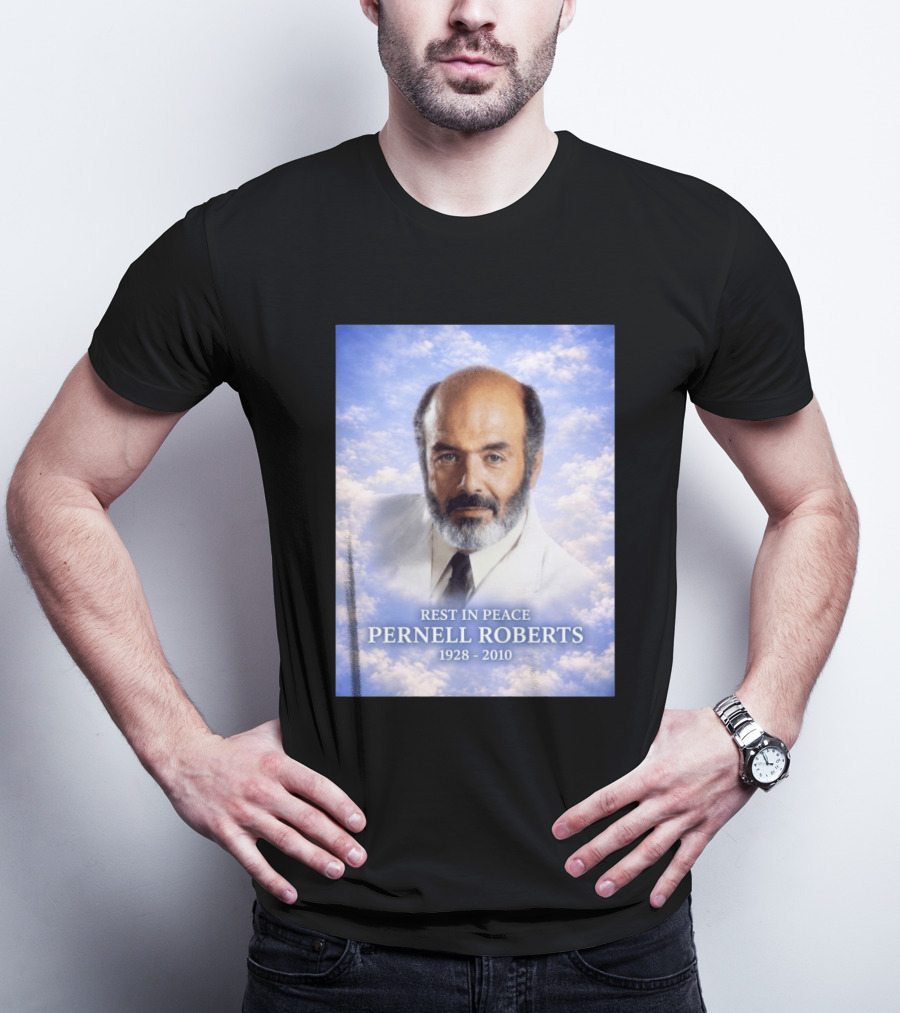 Rest In Peace Pernell Roberts 1928 2010 Memorial T-Shirt