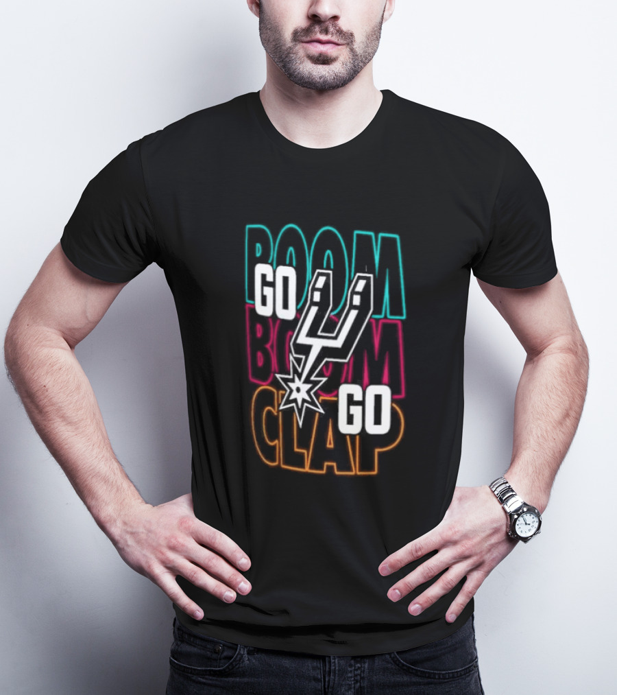 Go Spurs Boom Boom Clap Go Clap T-Shirt
