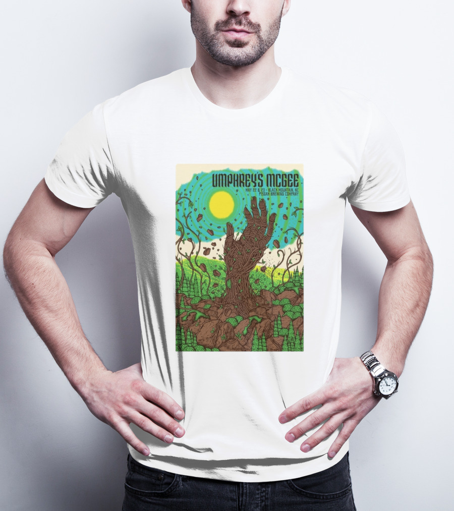 Umphrey's McGee May 22 23 Black Mountain NC Pisgah Brewing Company Tour T-Shirt