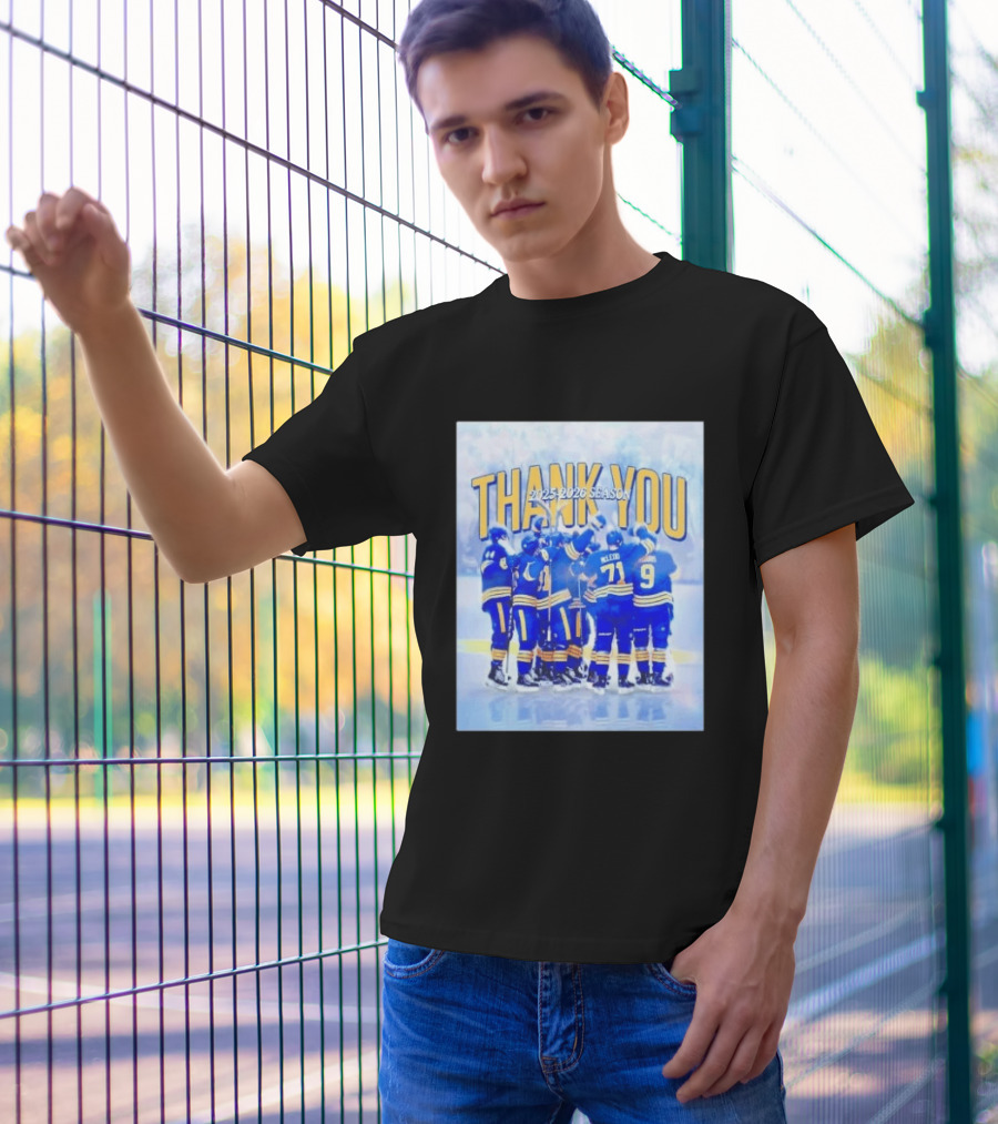 Buffalo Sabres Thank You 2025 2026 Season Players T-Shirt