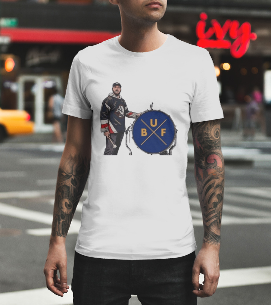 Buffalo Sabres Hockey Josh BUF Drum Team Spirit T-Shirt