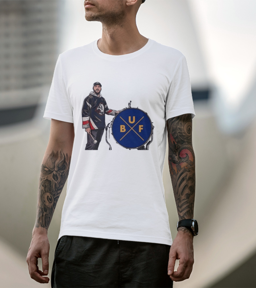 Buffalo Sabres Hockey Josh BUF Drum Team Spirit T-Shirt