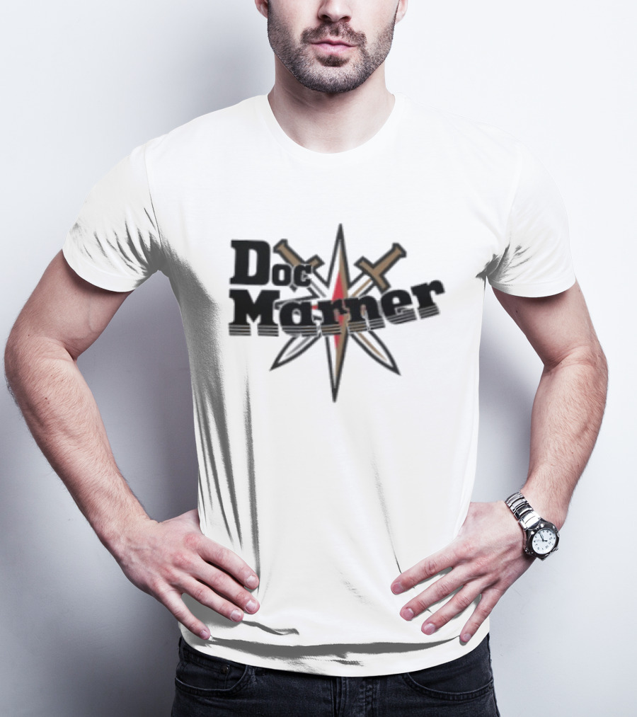 Doc Marner Swords Icon Starburst T-Shirt