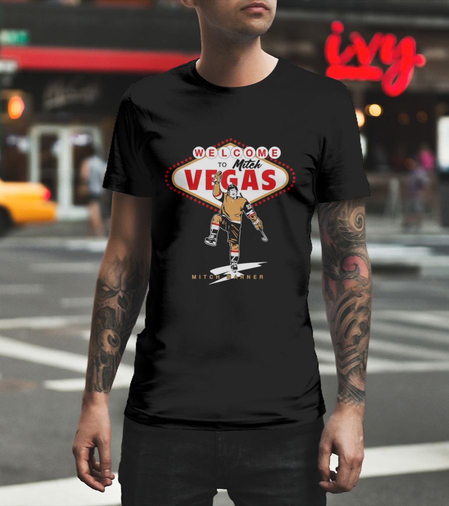 Welcome To Mitch Vegas Mitchell Marner NHL Hockey T-Shirt