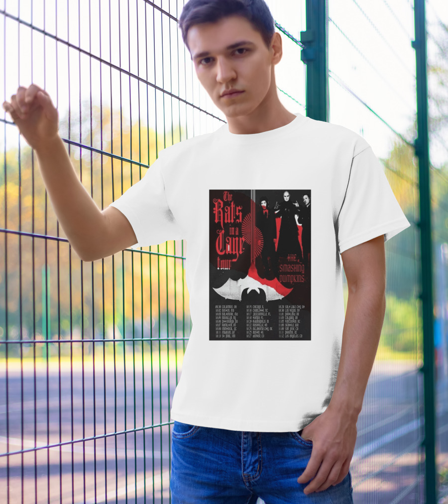 The Smashing Pumpkins Rats In A Cage Tour 2026 T-Shirt