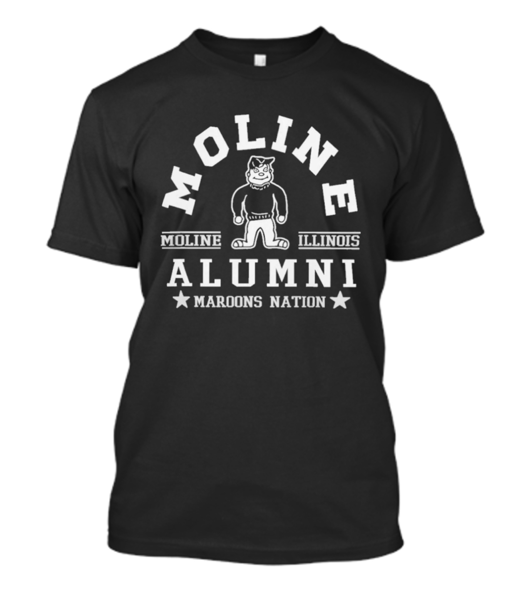 Moline Illinois Alumni Maroons Nation T-Shirt