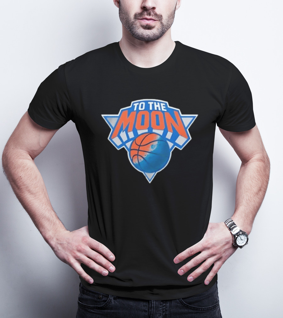To The Moon New York Knicks Basketball T-Shirt