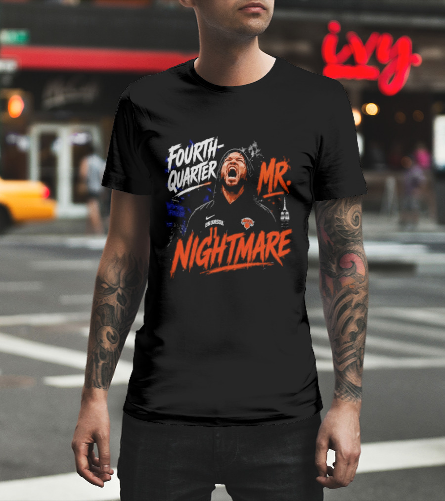 Fourth Quarter Mr. Nightmare New York Knicks T-Shirt